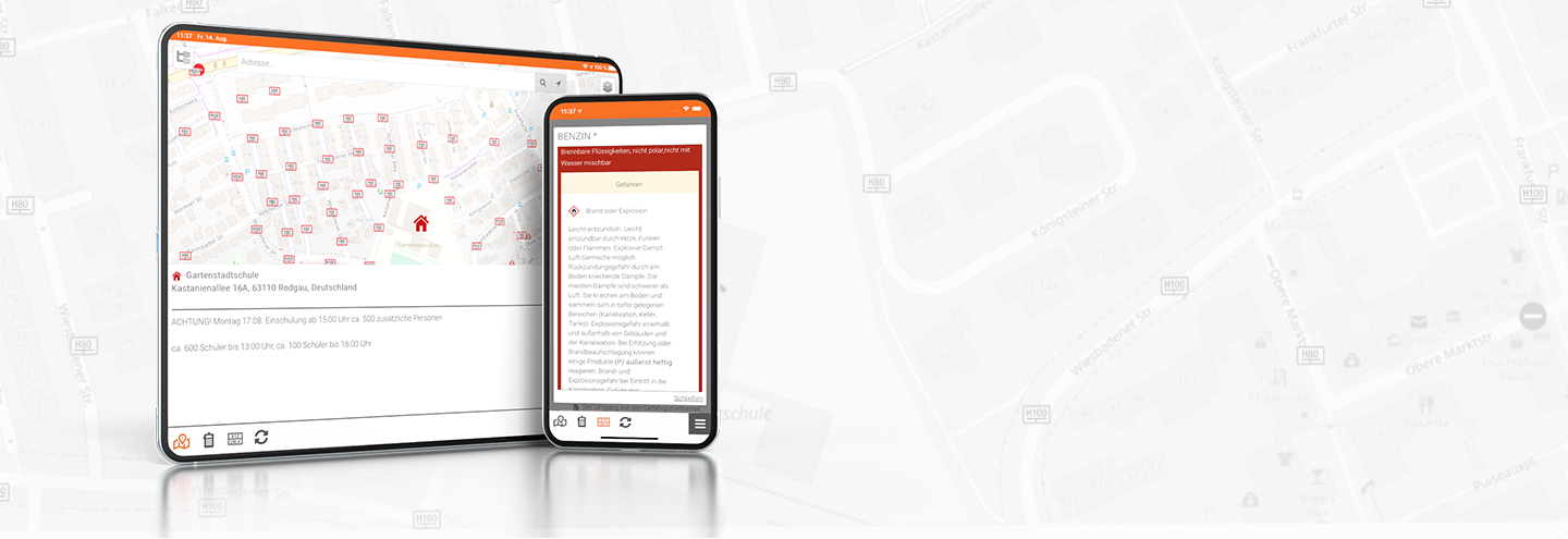 Einsatzführungssoftware Feuerwehr, Rotes Kreuz - Fireboard